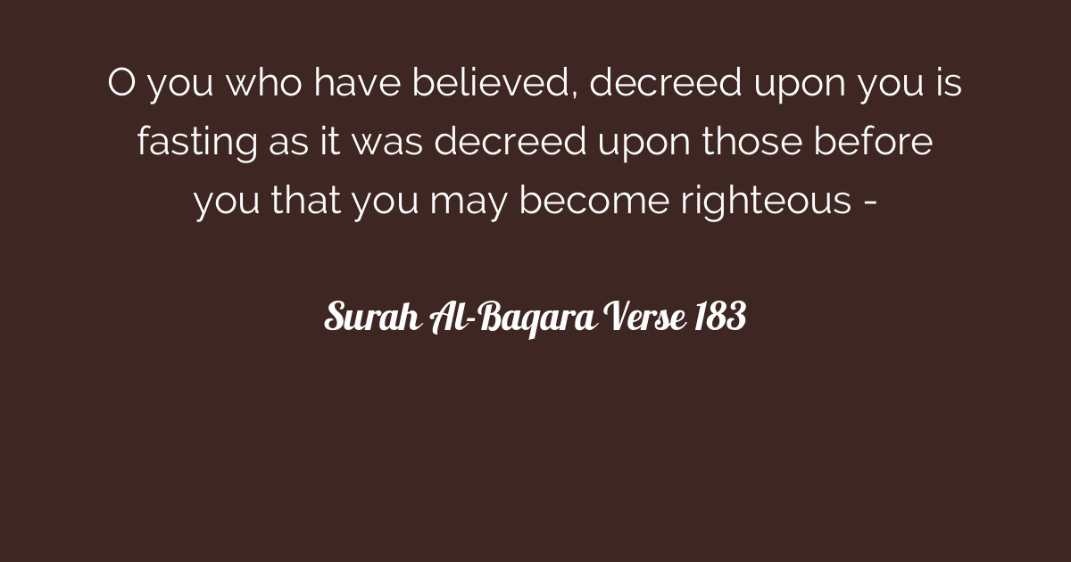 Surah Al-Baqara Verse 183 | Tafsirq.com