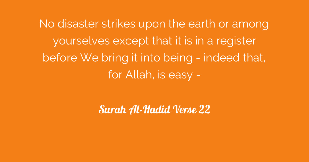 Surah Al-Hadid Verse 22 | Tafsirq.com