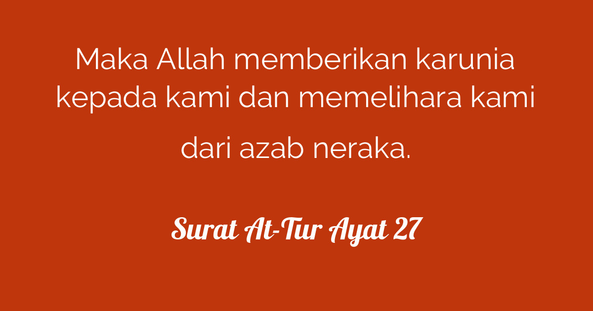 Surat At-Tur Ayat 27 | Tafsirq.com